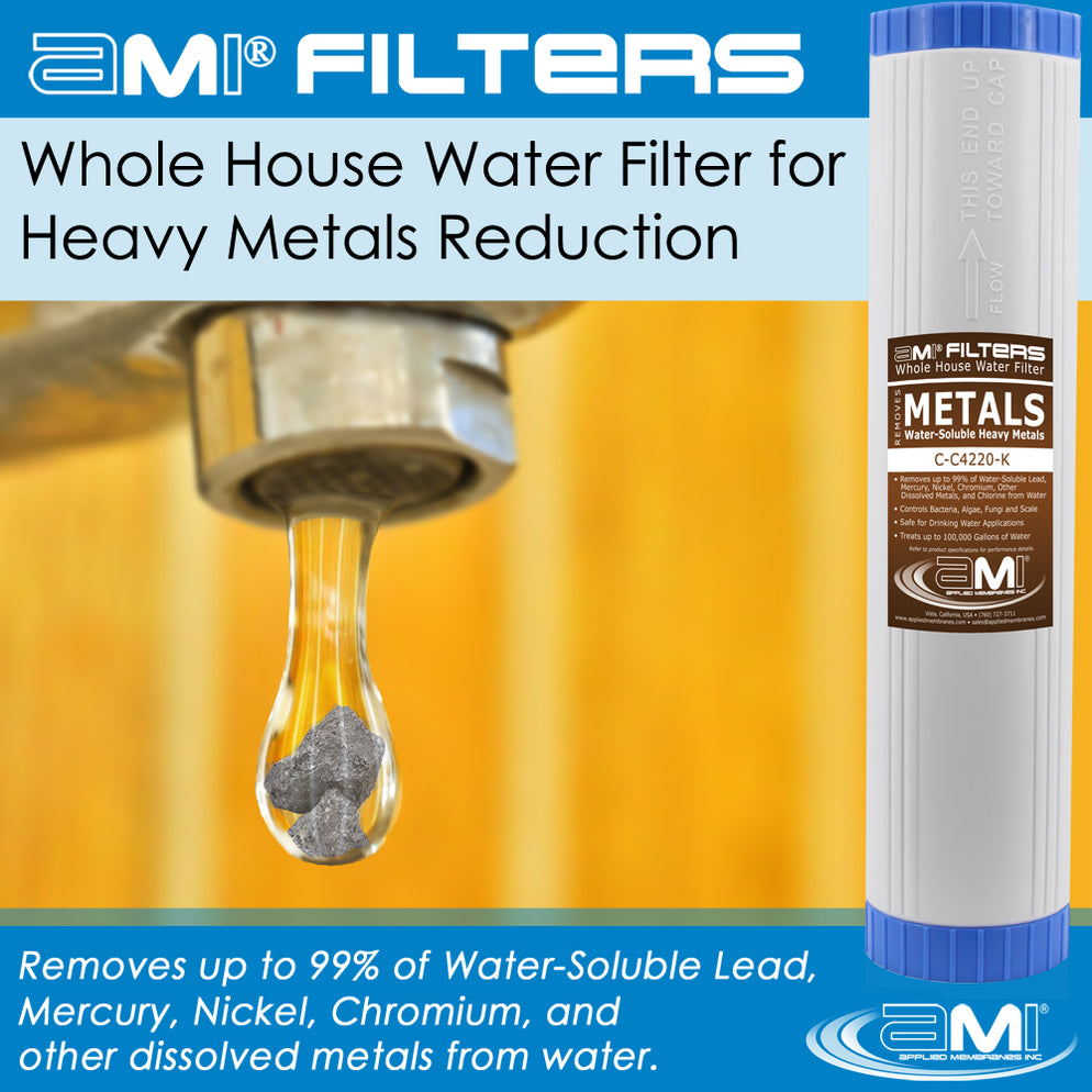 Whole House Water Filter Replacements Carbon, Sediment & Heavy Metals ...