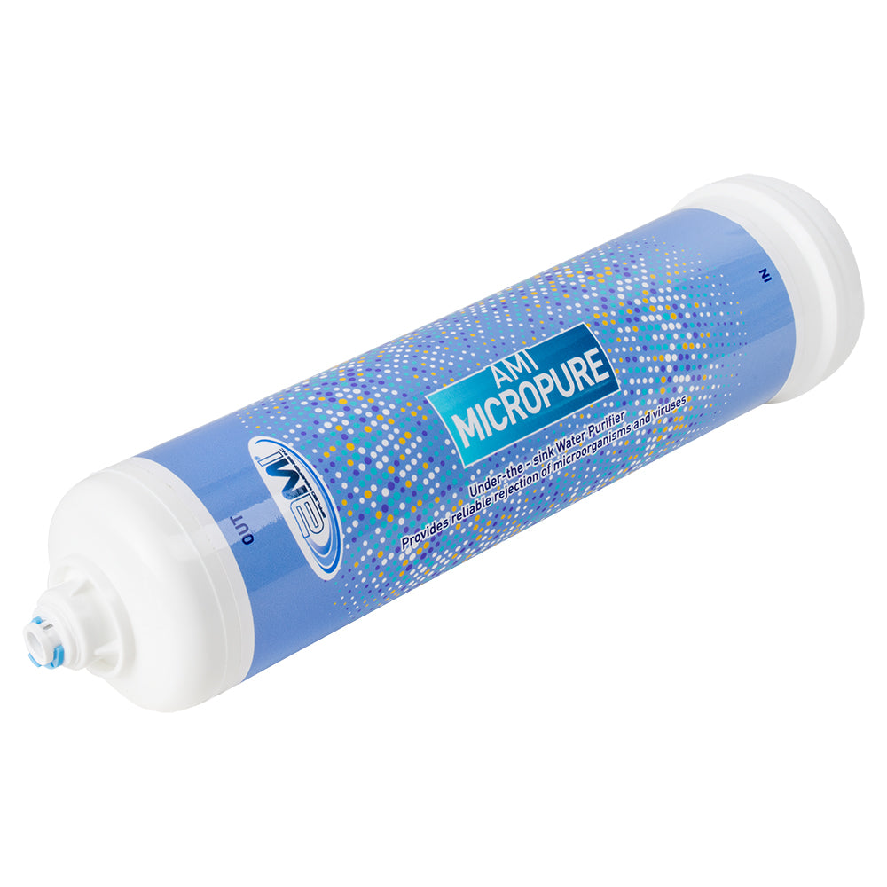 AMI Micropure - UF Water Filter for Bathroom Sink - Makes Water Safe for Grooming — WaterAnywhere