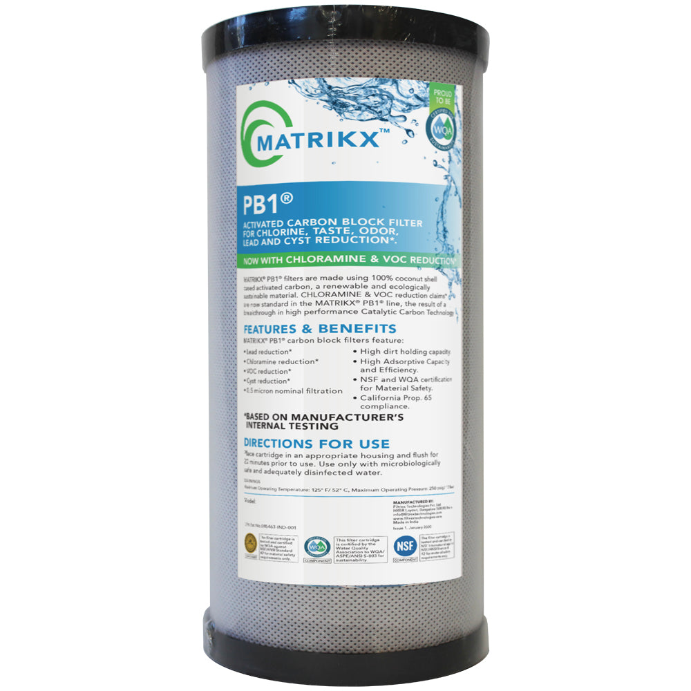 06-450-10-MATRIKX KX MATRIKX PB1 Carbon Filter | Lead & Cyst Reduction ...