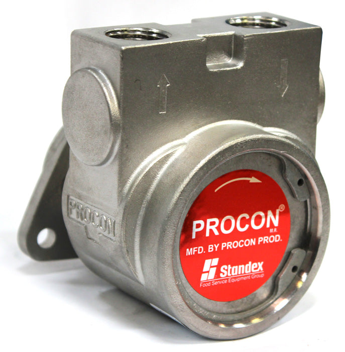 Procon 115E330F31XX Stainless Steel 330 GPH Bolt-On 1/2" NPT Rotary ...