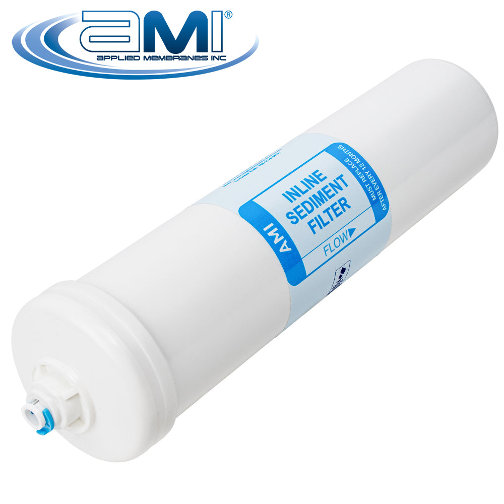 AMI In-Line Sediment Filter, 2.5" x 10", 1/4" Quick Connect - Model H ...