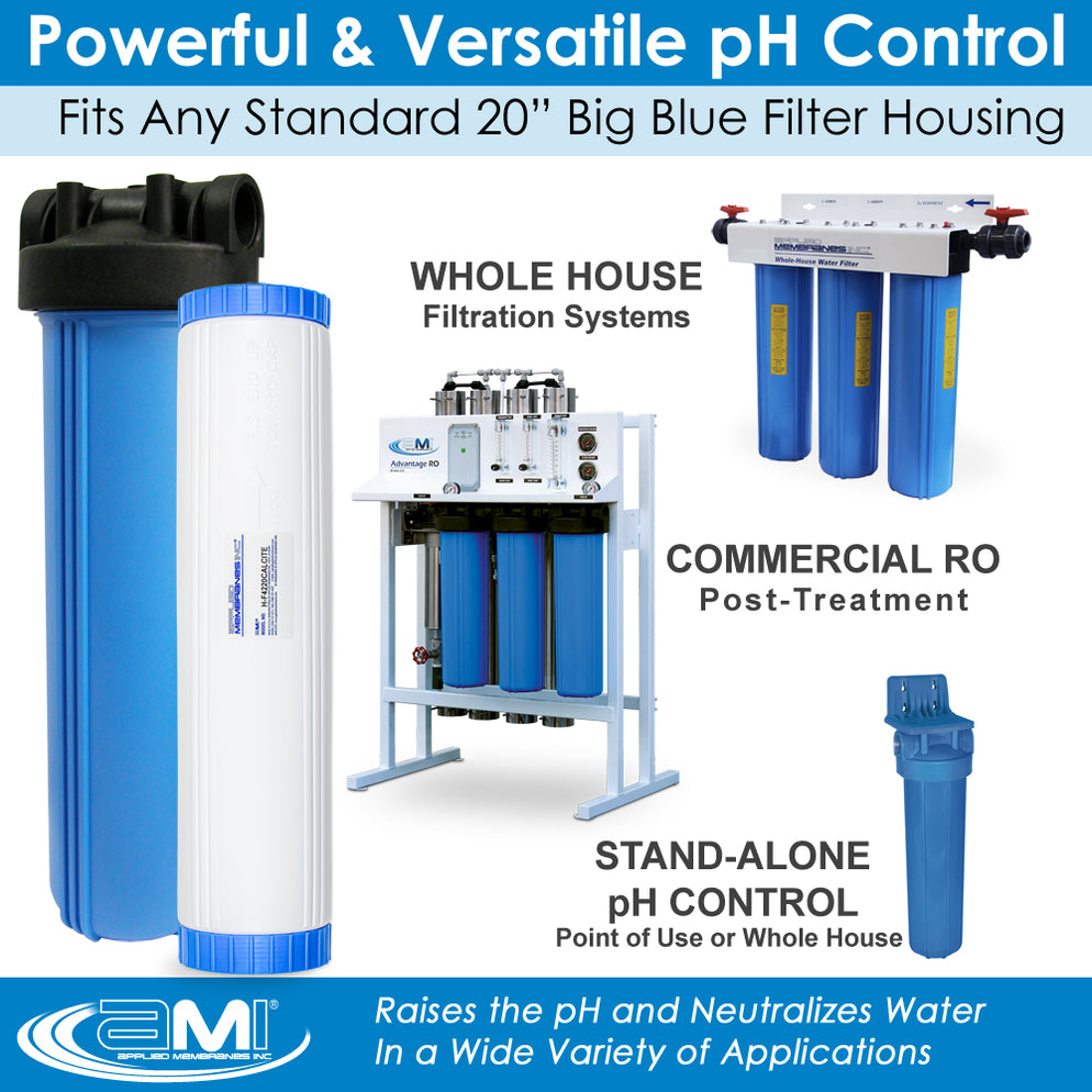 H-F4220CALCITE Calcite Water Neutralizer Filter to Raise Alkalinity in ...