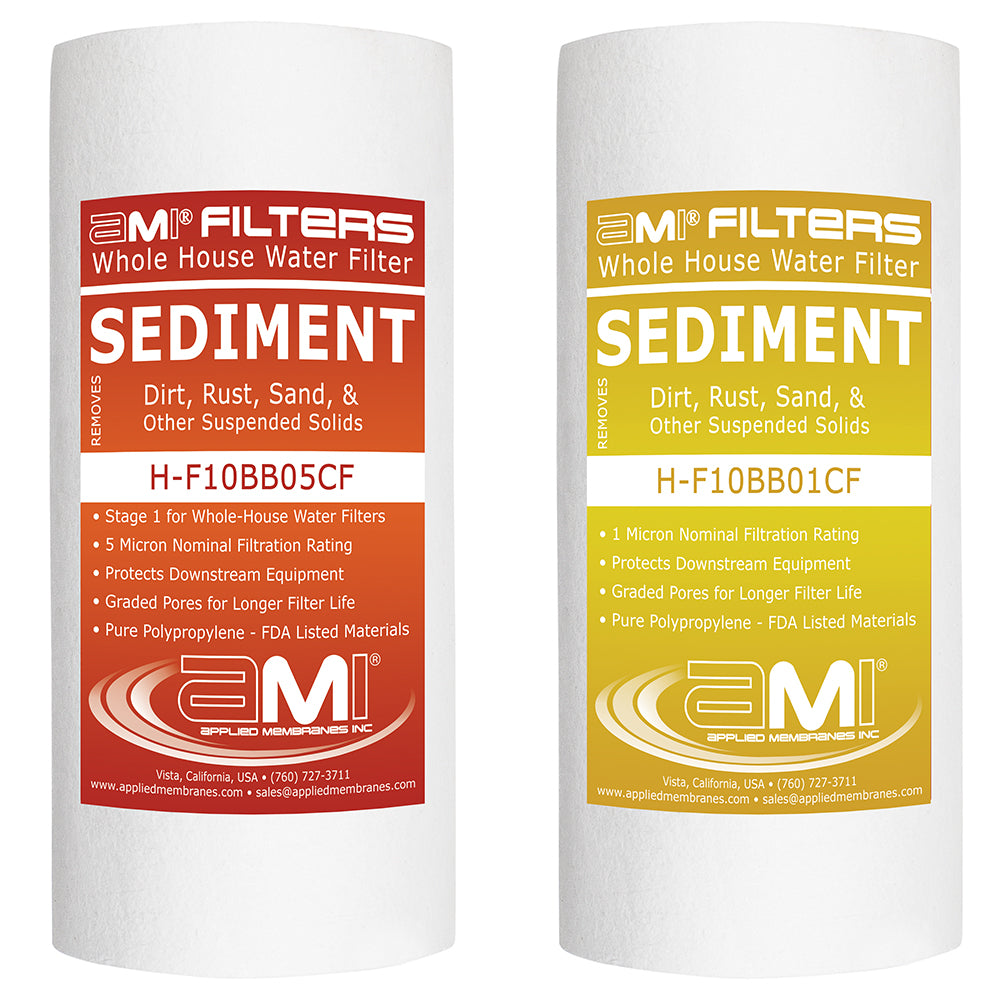 Whole House Water Filter Replacements Fine Sediment Filter Cartridges 2 ...