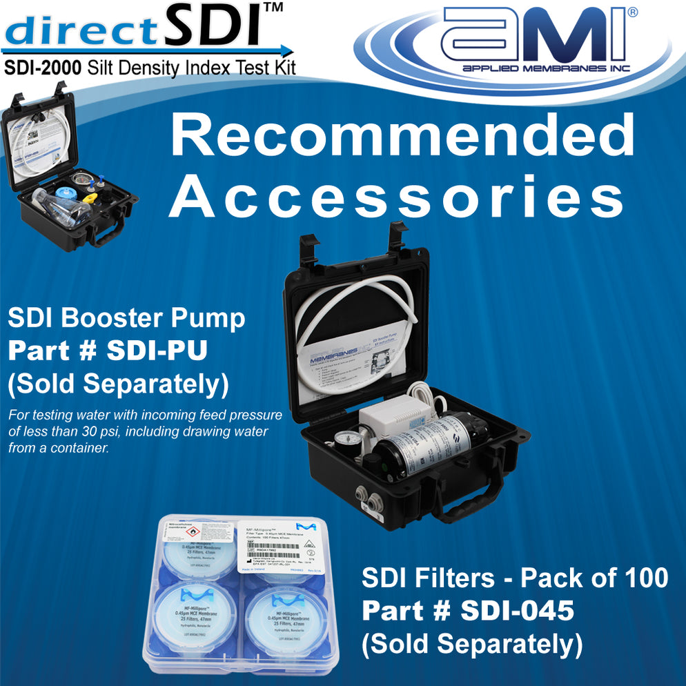 Portable SDI Water Test Kit SDI-2000 Silt Density Index Tester ...