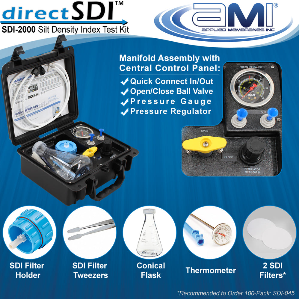 Silt Density Index Testers - SDI Water Test Kits — WaterAnywhere
